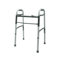 Aluminum Walker Two-Button Release Folding Without Wheels - Healthcare ...