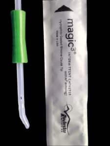 Urethral Catheter Magic3® Coude Tip Hydrophilic Coated Silicone 10 Fr ...