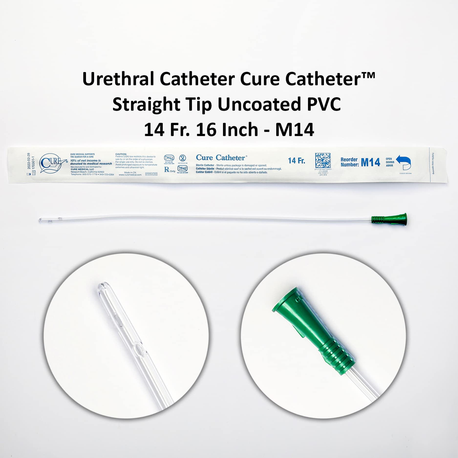 Urethral Catheter VaPro™ Plus Pocket® Straight Tip Hydrophilic Coated ...