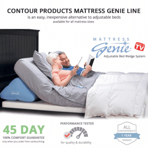 MATTRESS GENIE ADJUSTABLE BED WEDGE SYSTEM