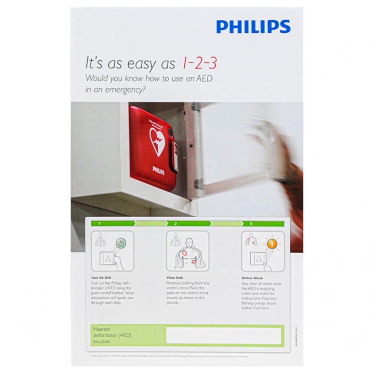 Philips Premium AED Cabinet - Surface - Mount - Healthcare Home Medical ...