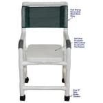 MJM SUPERIOR SHOWER CHAIR WITH SOFT SEAT COMPLETE