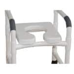 MJM Reclining Shower chair 24" with soft commode seat - 193-24-SSDE ...