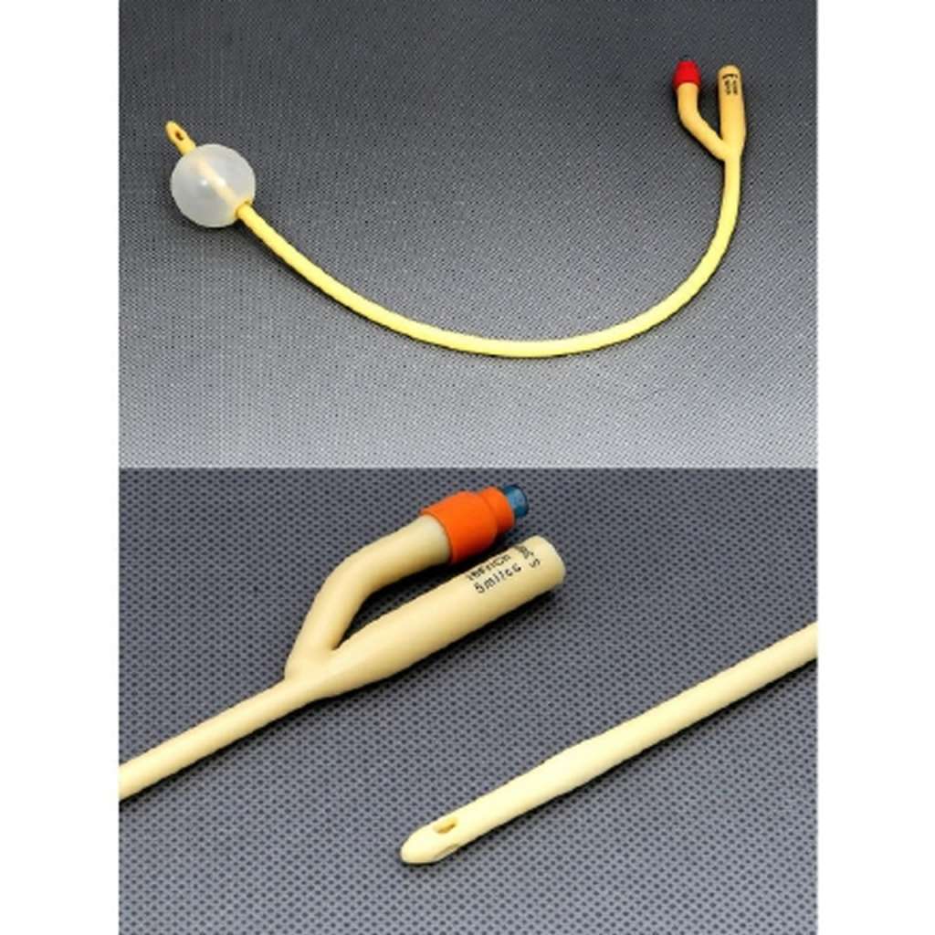 Foley Catheter Silicone Coated | Standard Tip Balloon